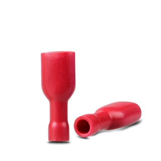 Fully insulated Female Terminals, Model: FDFD1.25-250. (Pack of 100 PCS ...