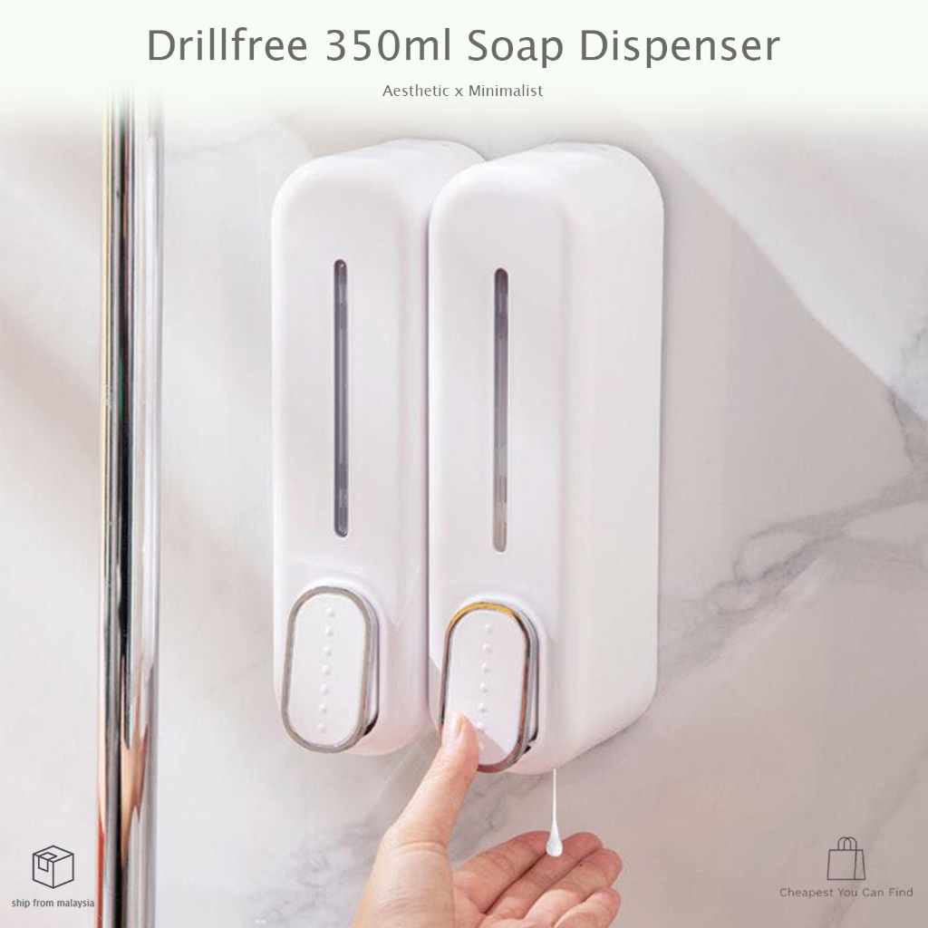 CYCF Minimalist Style Wall Soap & Sanitizer 350ml Dispenser /Bekas ...