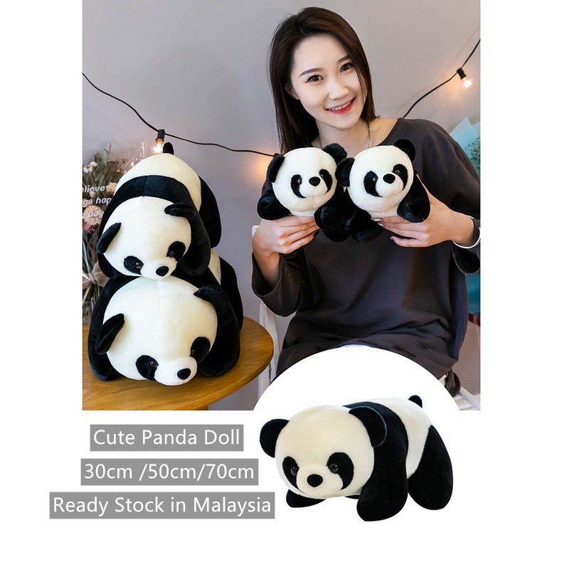 Cute Little Panda Doll Best Hug 30cm/50cm/70cm Large Animal Doll ...