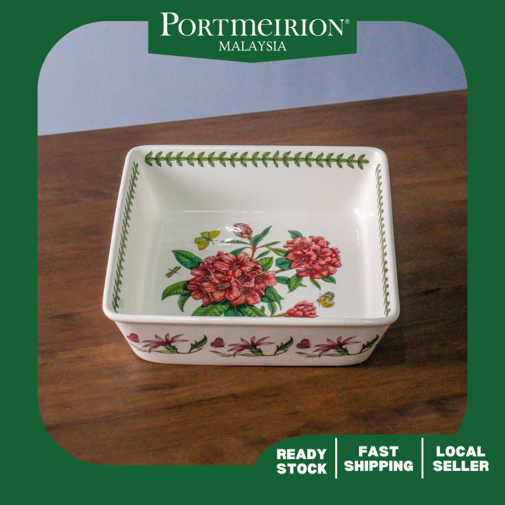 Portmeirion Botanic Garden Deep Square Dish (CHN) | Shopee Malaysia