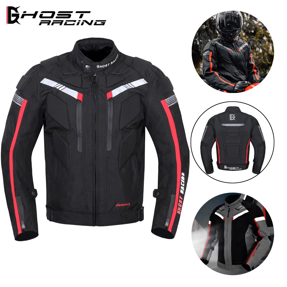 Original Ghost Racing Riding Jacket Motor Water Resistance Jacket ...
