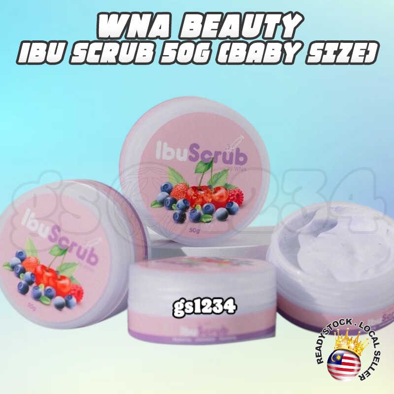 NEW ️ IBU SCRUB by WNA 50g ( baby size) | Shopee Malaysia