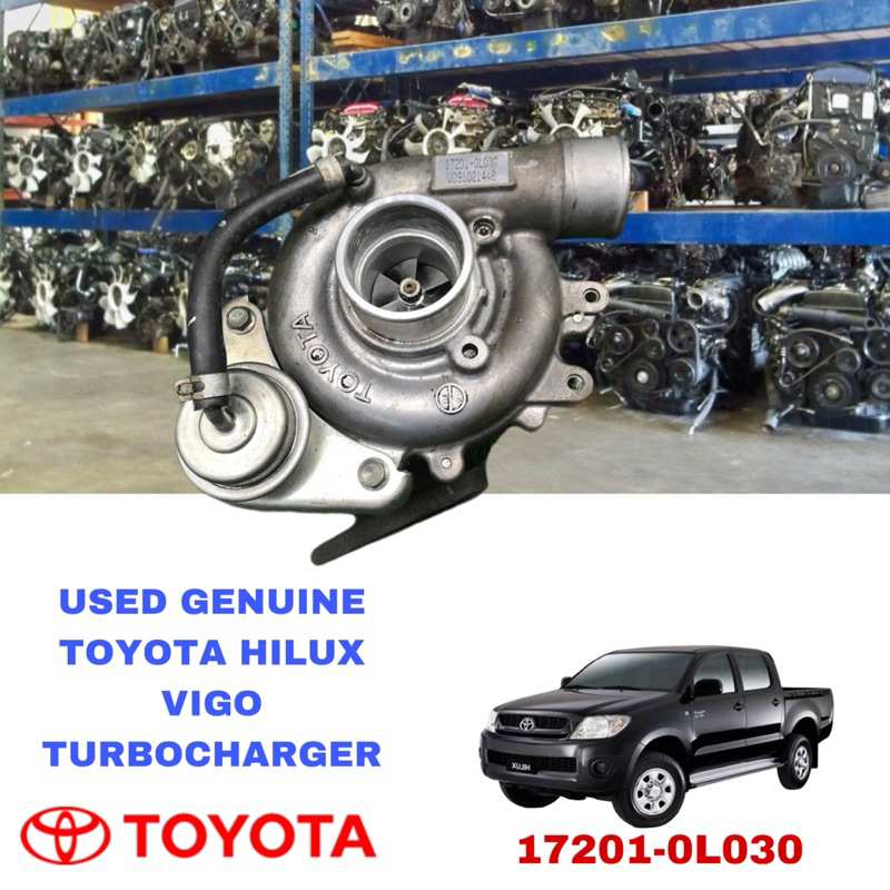 USED GENUINE TOYOTA HILUX TURBO TURBOCHARGER 17201-0L030 | Shopee Malaysia
