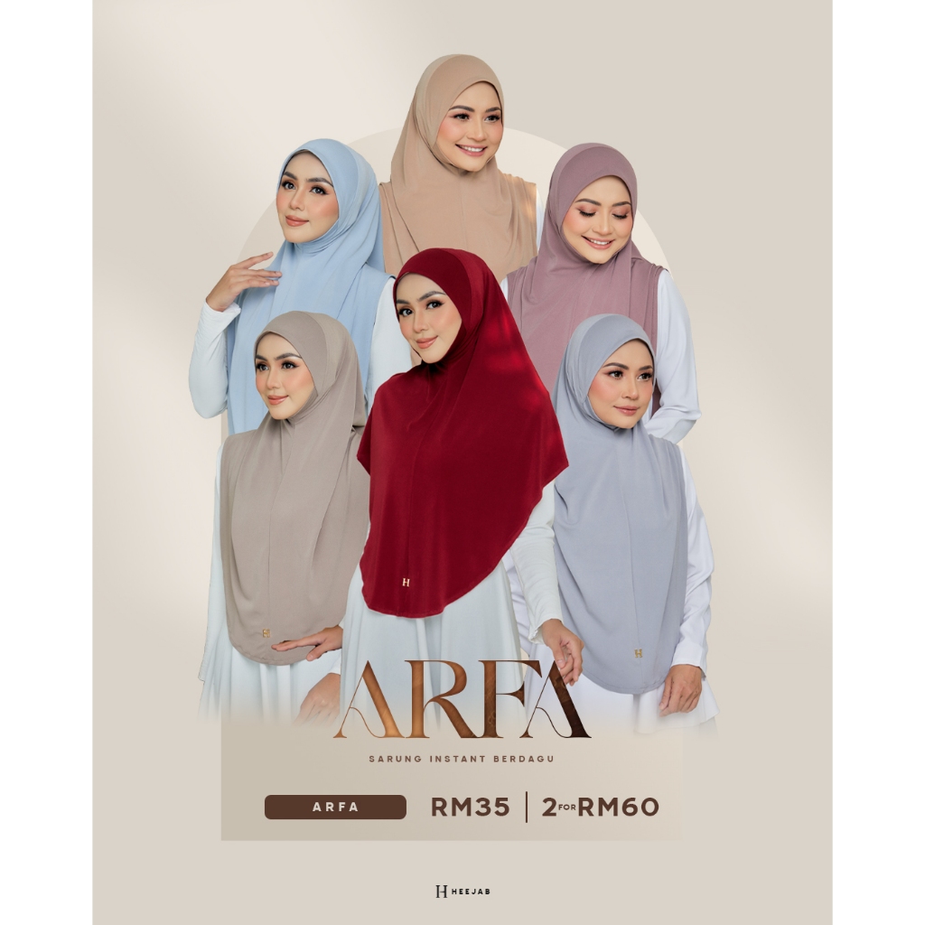HEEJAB Express Scarf ARFA | Shopee Malaysia