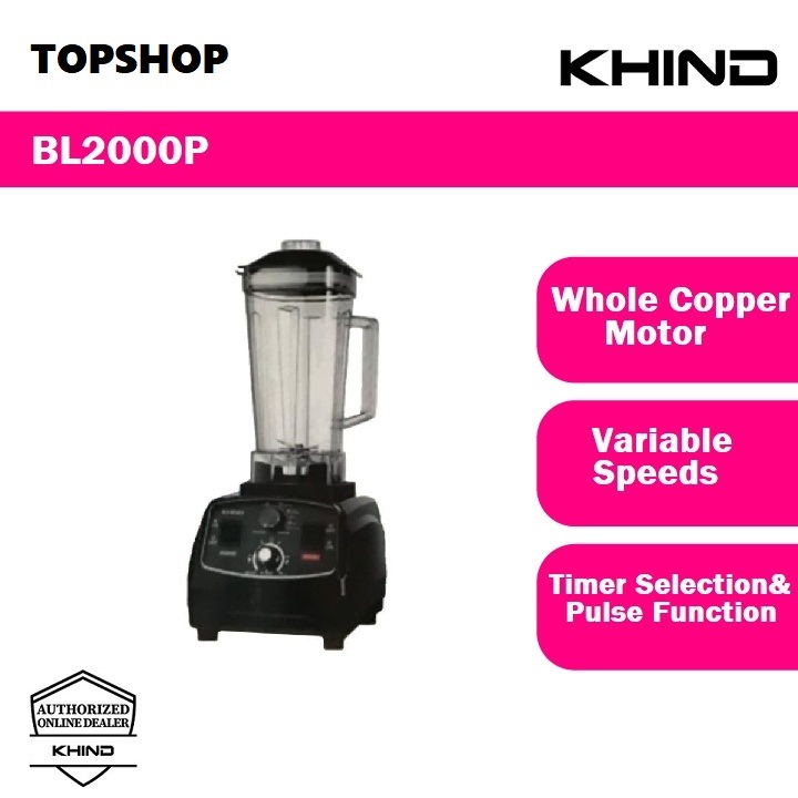 Khind Blender Commercial Grade Heavy Duty 2L PRO BL2000P | Shopee Malaysia