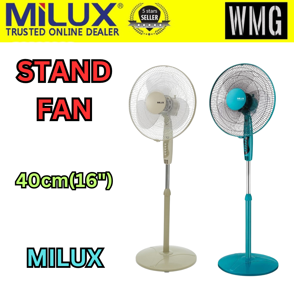 MILUX STAND FAN 16" MSF1601/MSF1601SE | Shopee Malaysia