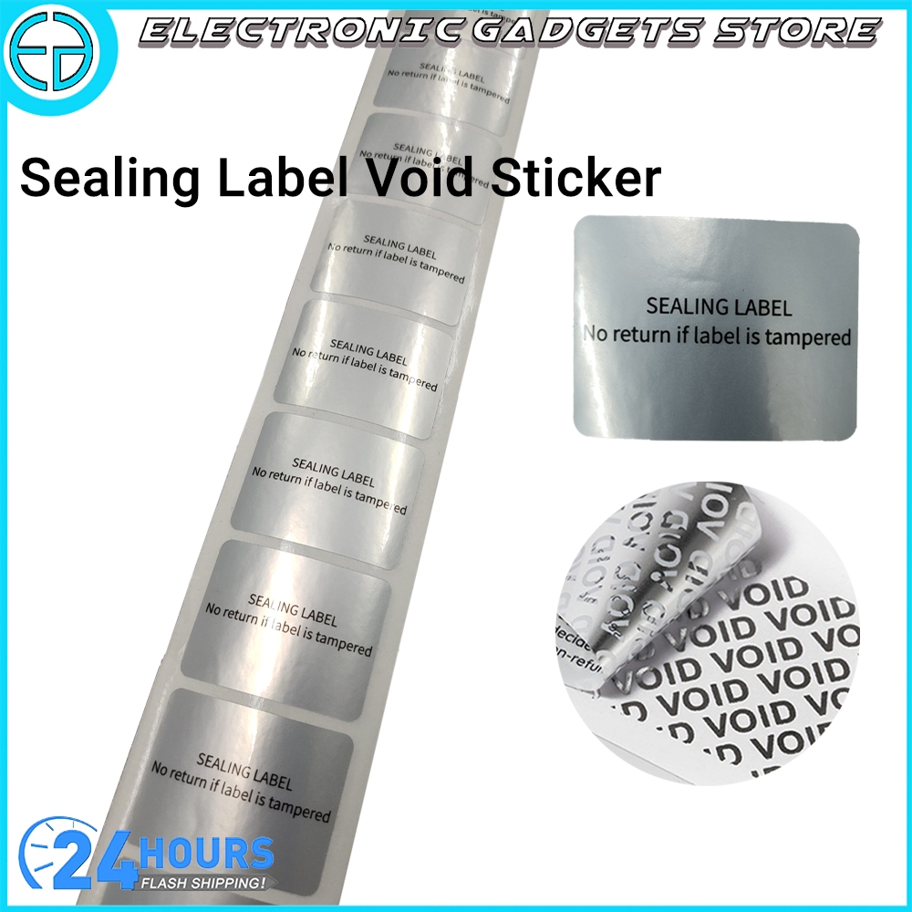 Void Sticker Security Seal Tamper Proof Disposable Hologram Open ...