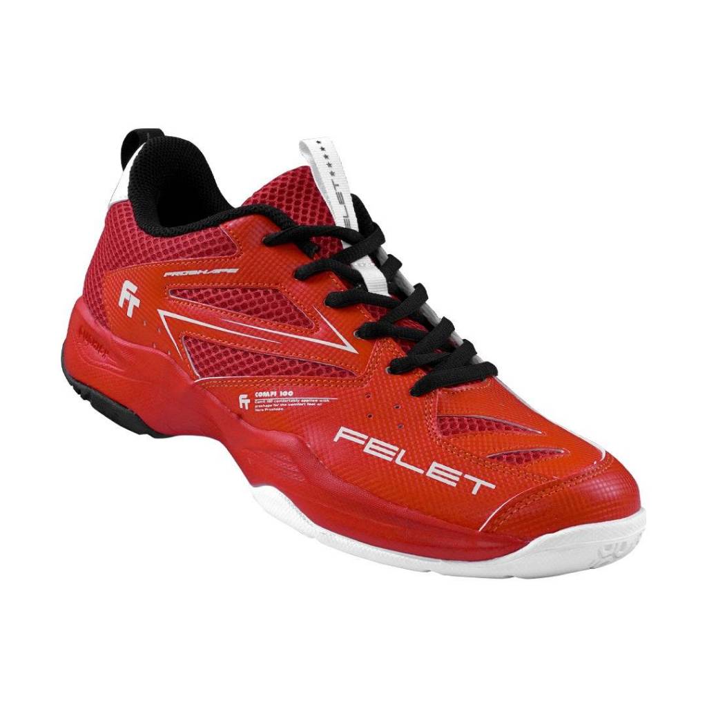 FELET COMFI 100 RED BADMINTON SHOE | Shopee Malaysia