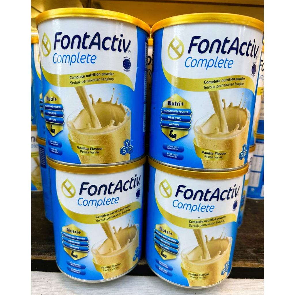 Without Barcode】 FontActiv Complete Vanilla Flavour 800g/400g | Shopee ...