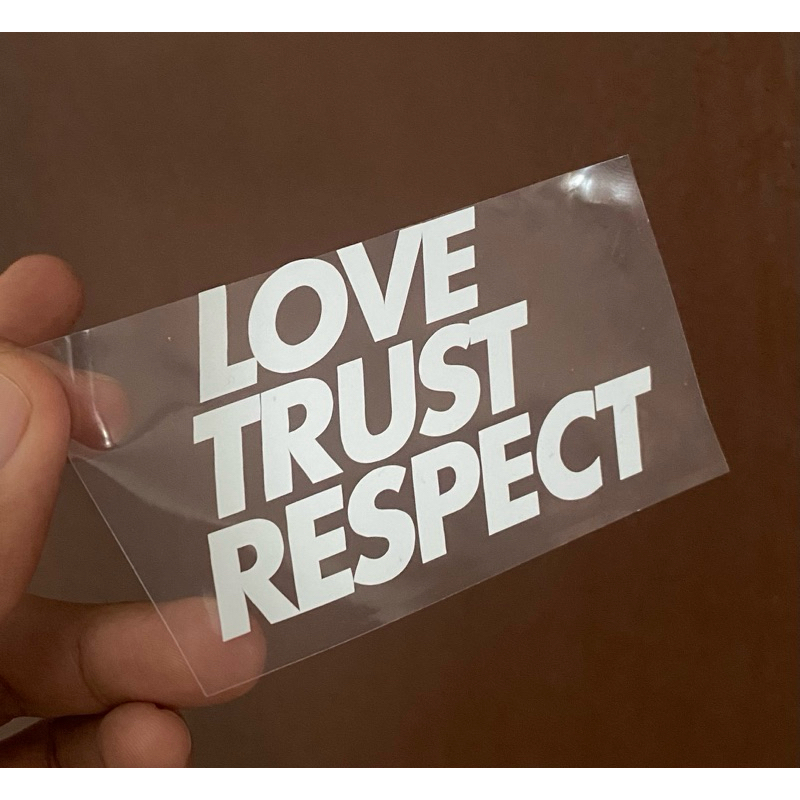 JOHO Official Love Trust Respect Car Motor Sticker | Shopee Malaysia