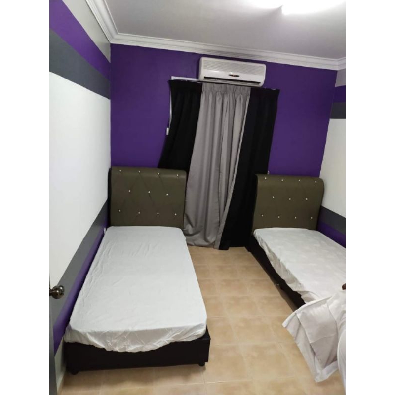 Katil single/single bedframe/Divan single size katil single+ tilam ...