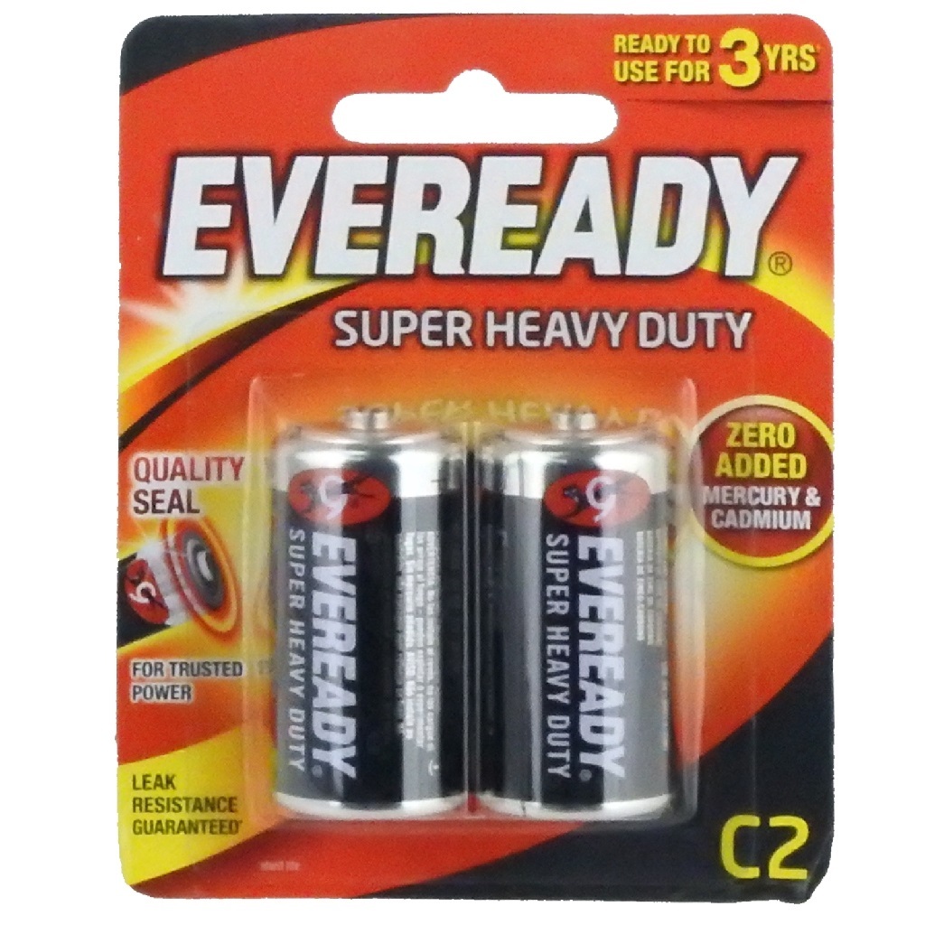 Eveready Battery C2 Super Heavy Duty (2pcs) | Shopee Malaysia