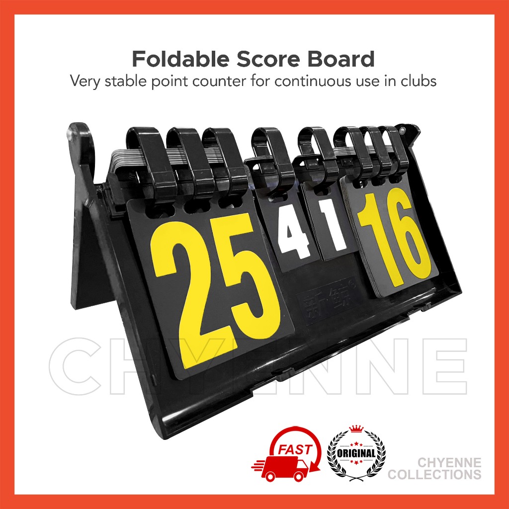 Original Score Board • Foldable Point Counter for Table Tennis Match ...
