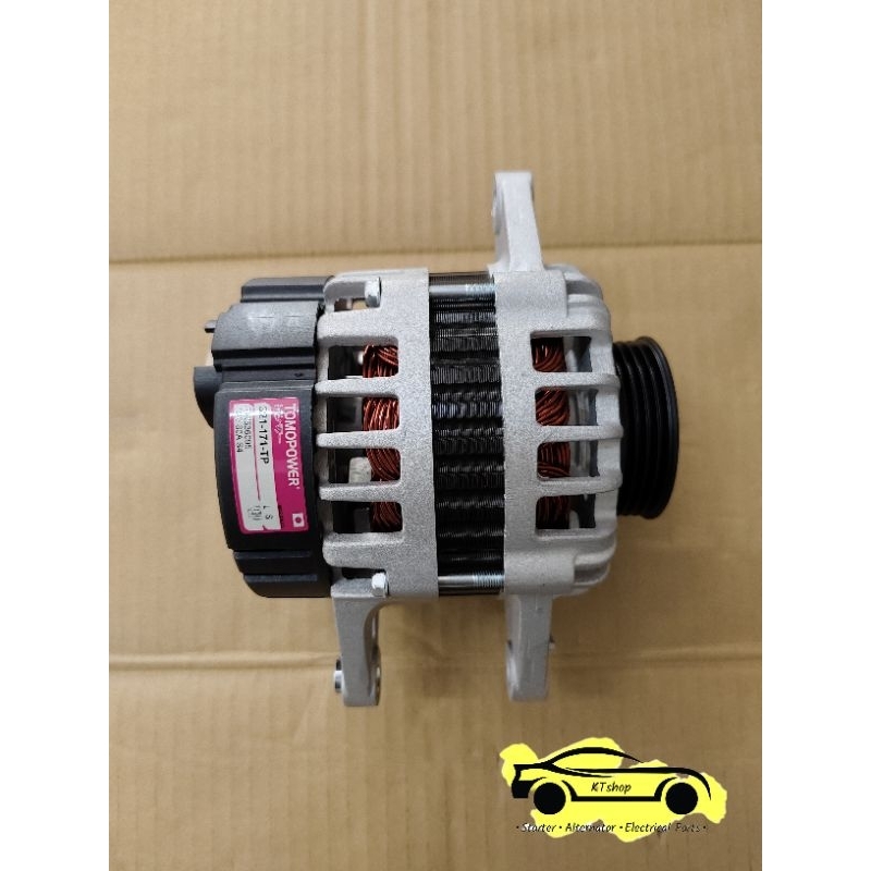 KT 💯 ORIGINAL TOMOPOWER Proton Wira/Iswara Alternator( NEW )2pin 12V 1. ...