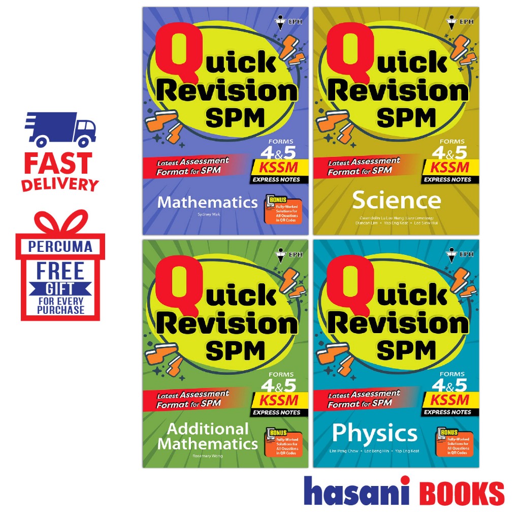 Hasani EPH Quick Revision SPM Form 4 5 KSSM | Shopee Malaysia