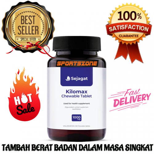 ORIGINAL Kilo Up Max Plus 60 Tablet Weight Gain Vitamin Ubat Gemuk ...