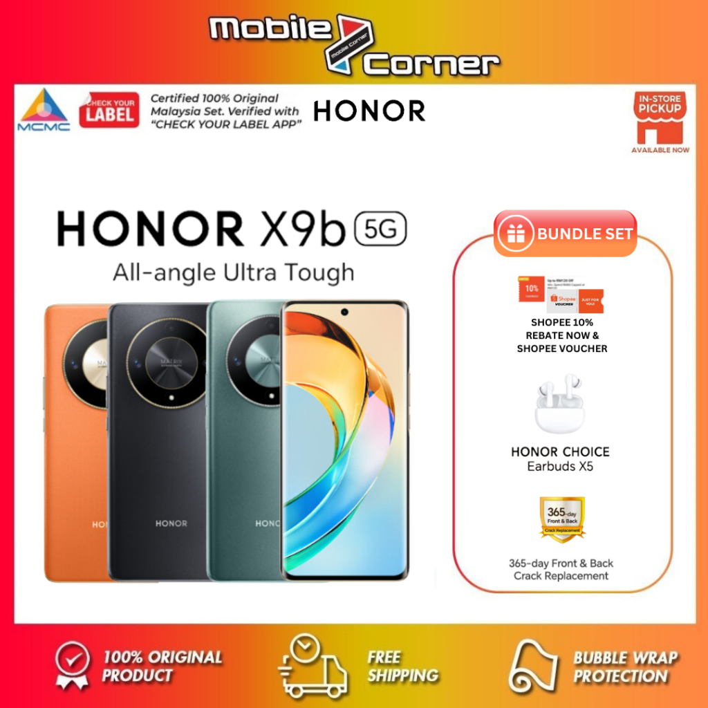 (Ready Stock) Honor X9B 5G (256GB/512GB ROM | 12GB RAM) 1 Year Honor Malaysia Warranty | Shopee ...