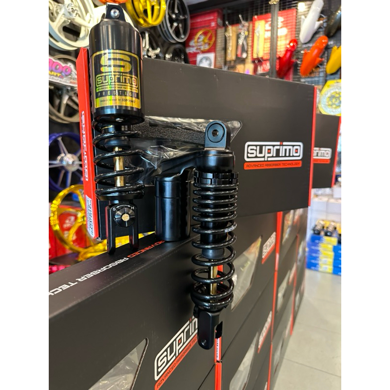 SUPRIMO ABSORBER GAS SIZE 285MM YAMAHA NVX155 V1/V2 BLACK-GOLD | Shopee ...