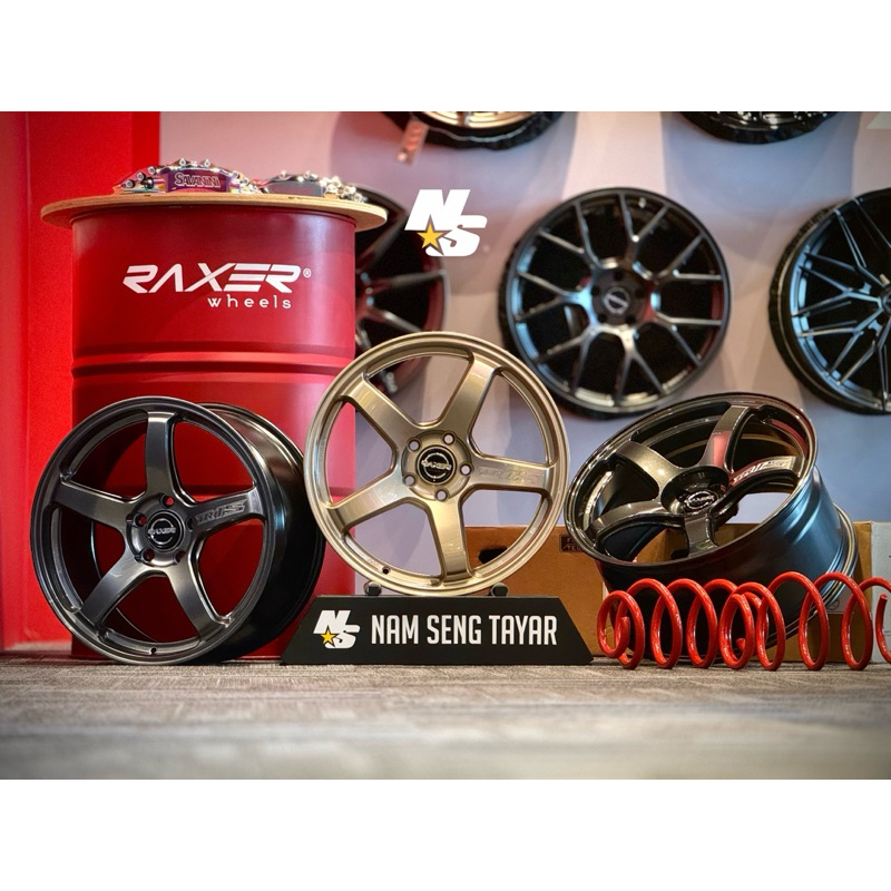 RAXER WHEELS TR1S (18” 5-100, 5-112/114.3 & BMW G20, GR Yaris) | Shopee Malaysia
