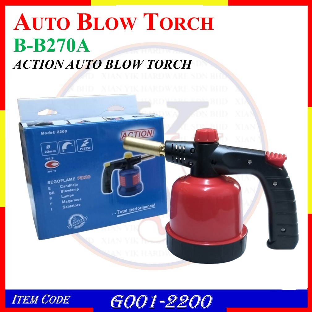 (MODEL: 2200) ACTION AUTO BLOW TORCH - G001-2200 | Shopee Malaysia