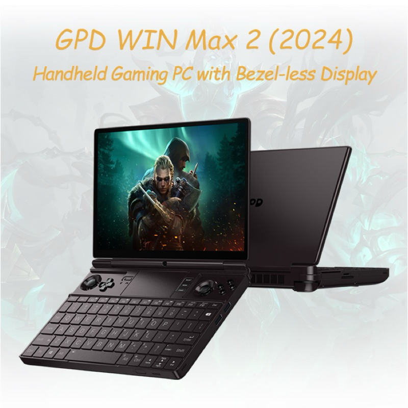 GPD WIN MAX 2 PRO 2024 8840U 64GB 2TB 8.9TflopsGPU 10" 2.5K touchscreen ...