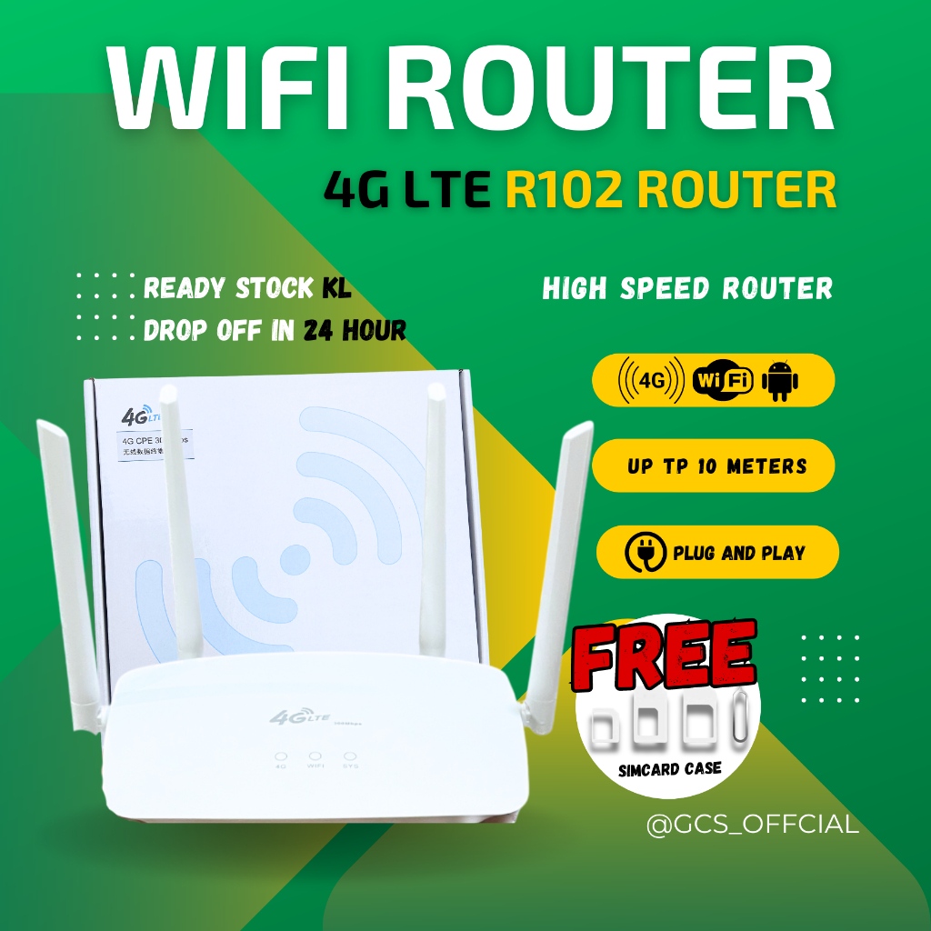 READY STOCK R102 WiFi Modem Home Router 3G 4G LTE CPE Router Modem WiFi Router | Shopee Malaysia