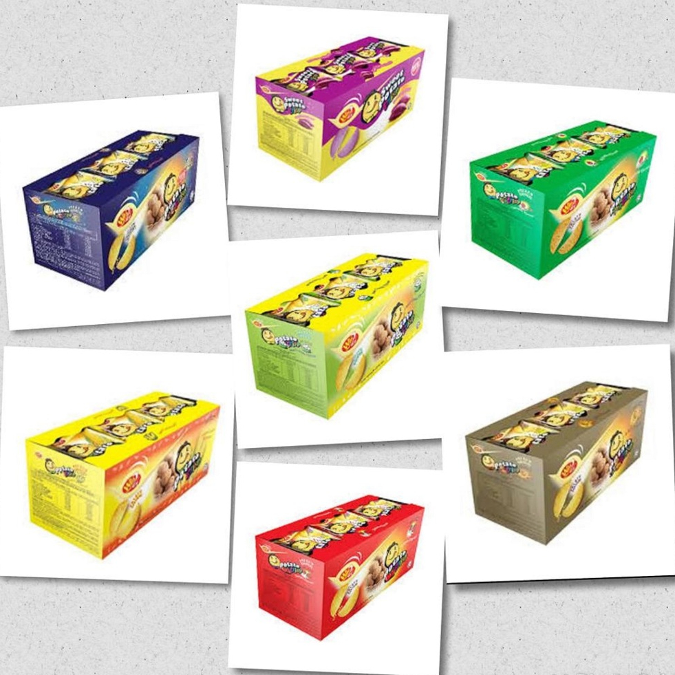 Win2 Potato Crisps 30packets- BBQ / Vegetable/Tomato/ Sour Cream/Sweet ...