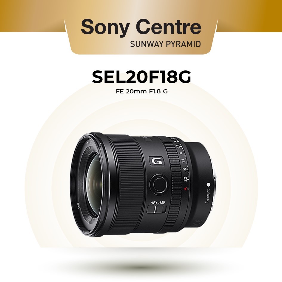 SONY SEL20F18G (FE 20mm F1.8 G) Camera Lens | Shopee Malaysia