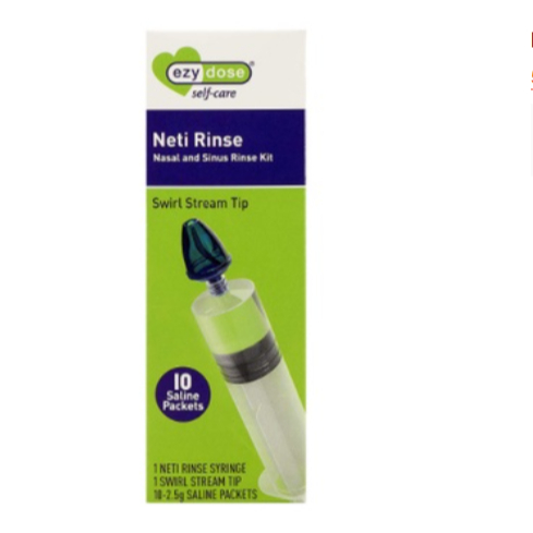 Ezydose Neti Rinse ( Nasal and sinus rinse kit ) with 10 Saline Packets ...