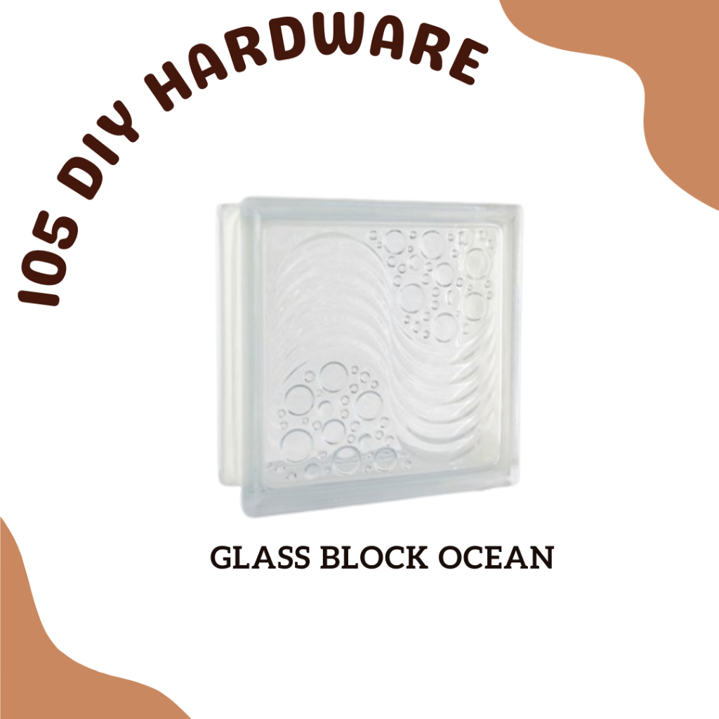 Wall Design Glass Block Ocean | Shopee Malaysia