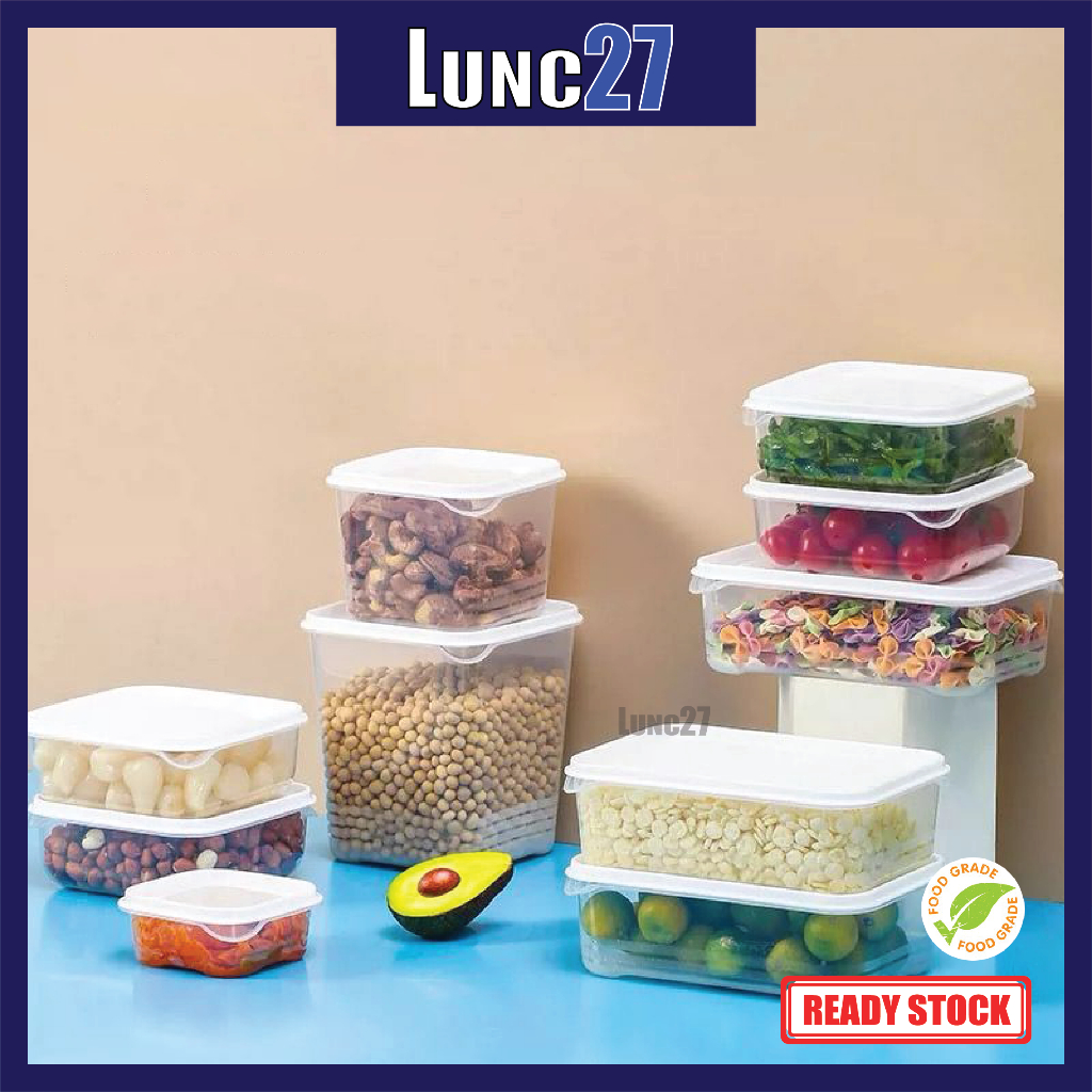 Whole Grains Storage Box Large Capacity Stackable Food Grade Fresh ...