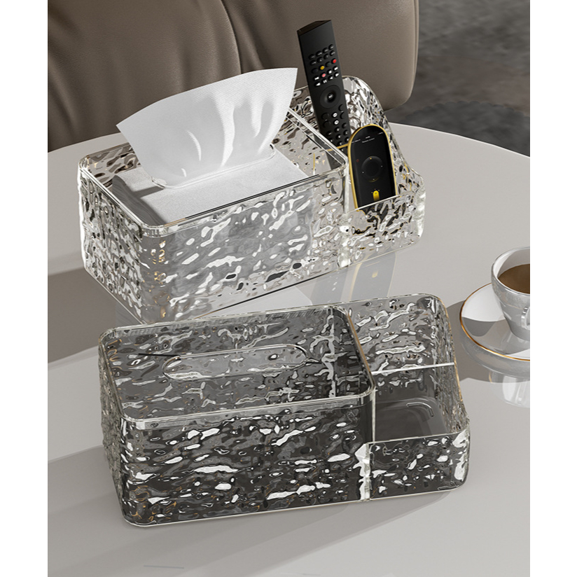 BO.EN Acrylic Tissue Box for Kitchen / Living Hall / Face Towel Storage ...
