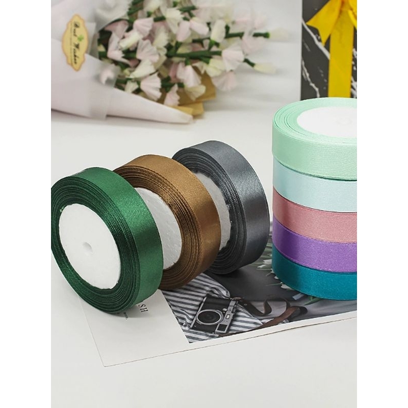 🇲🇾 3/4"/20mm Satin Riben(1meter) 💝setin ribbon /wrapping gift ...