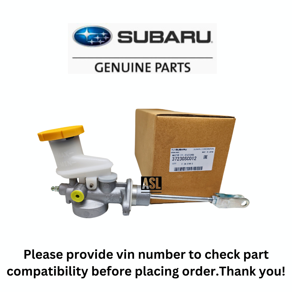 Genuine Subaru Clutch Master Cylinder 37230SC012 Impreza WRX STI V10 ...