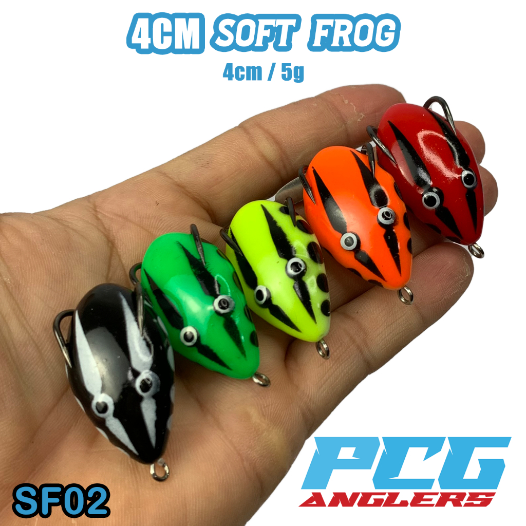 4cm Soft Frog 5g Umpan Katak Tipu Casting Haruan Gewang Tiruan Mini ...