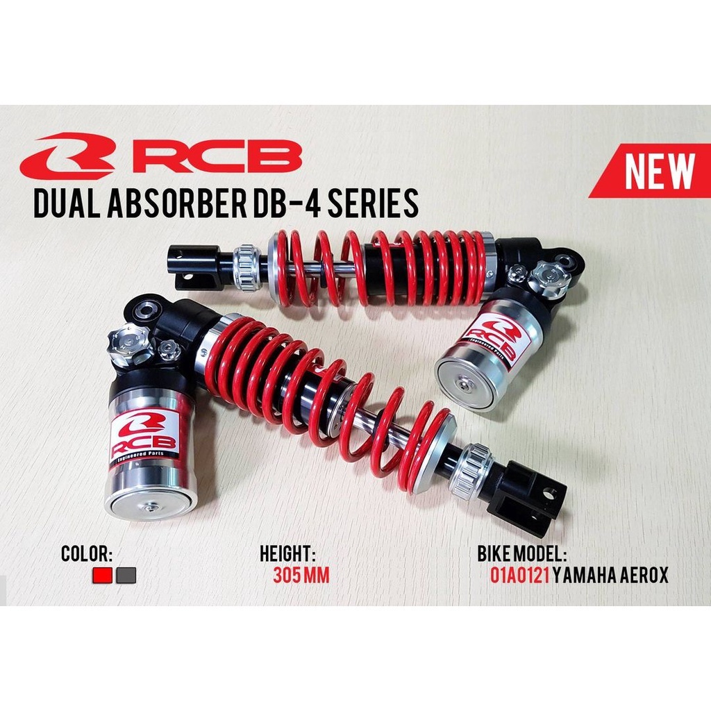 RCB DB-4 Absorber Set Yamaha NVX V2 V1 305mm Monoshock Mono Accessories ...