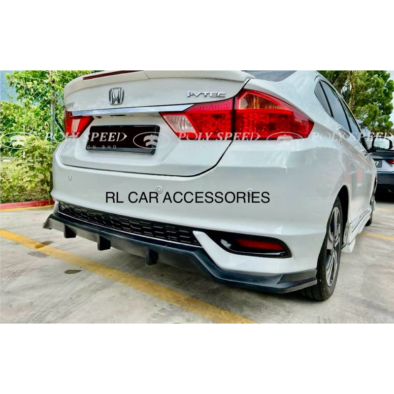 Honda city front rear lip diffuser skirt 2008 2009 2010 2011 2014 2015 ...