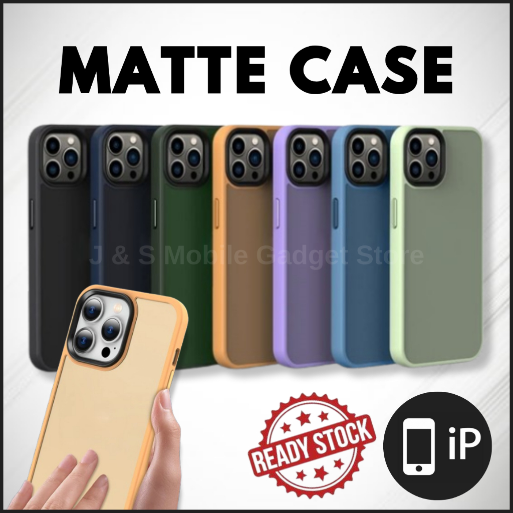 Matte Case for iP 15 Pro Max / 15 Pro / 15 Plus / 15 / Q-Skin Frosted ...