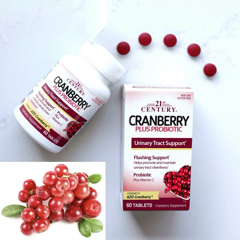 21st Century Cranberry Plus Probiotic 蔓越莓益生菌(60 tablets) | Shopee Malaysia