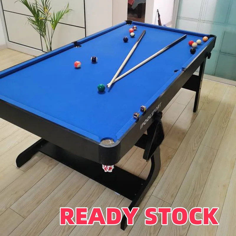 READY STOCK Pool Table Table Meja Pool Meja Snooker Adjustable Foldable ...