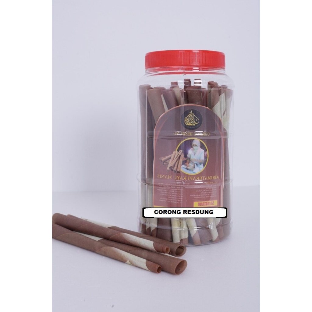 1 BOX CORONG RESDUNG KAYU MANIS 50 PCS CORONG RESDUNG TRADISIONAL ...