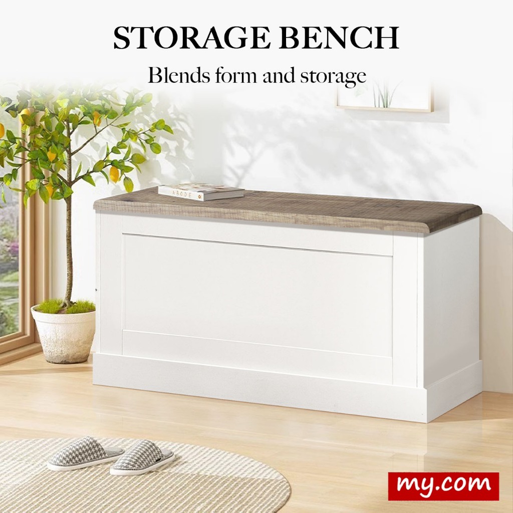 Bangku dengan Ruang Simpanan/Storage Bench Shoes my-com/Hallway ...