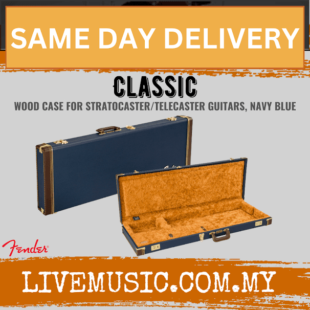 Fender Classic Series Wood Case for Stratocaster/Telecaster Guitars ...