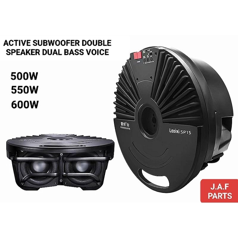 ACTIVE SUBWOOFER SPARE TYRE DOUBLE SPEAKER DUAL BASS VOICE ALLOY BODY ...