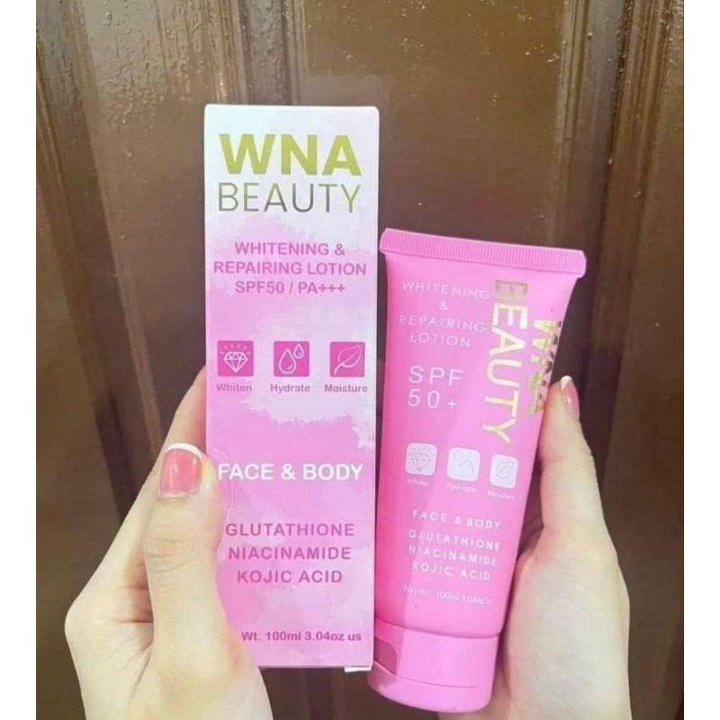 WNA LOTION WHITENING & REPAIRING SPR 50PA+++💓 | Shopee Malaysia