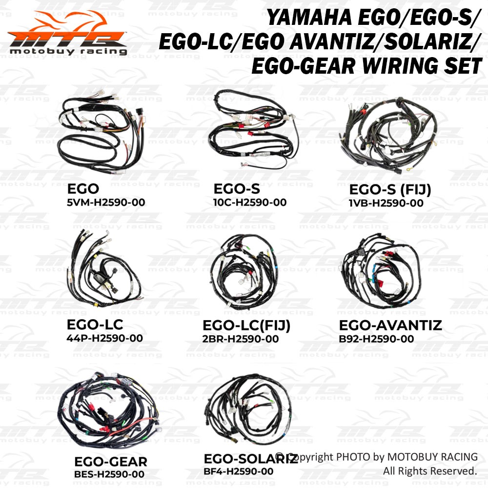 YAMAHA EGO / EGO-S EGO S / EGO-LC EGO LC / EGO AVANTIZ / EGO SOLARIZ ...