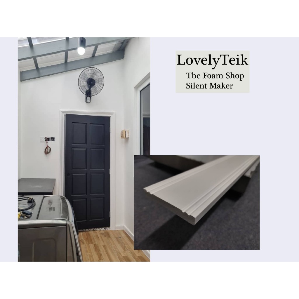 Flat Door Border/ Flat Chair Rail/Flat Wainscoting | Classic Wall ...