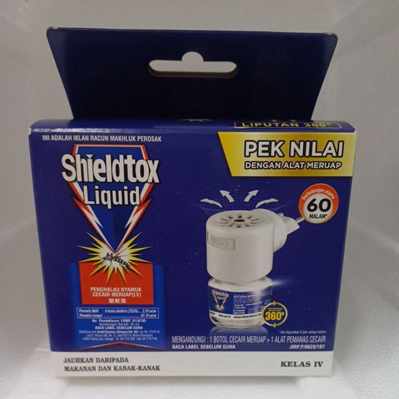 Shieldtox Liquid penghalau nyamuk cecair meruap (pek nilai dengan flat ...