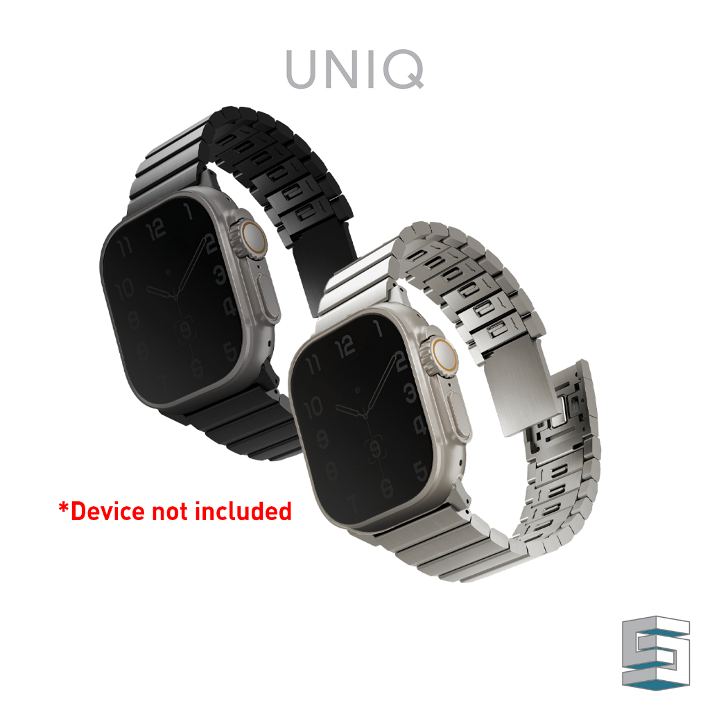 UNIQ Strova Mag Strap for apple watch self- adjustable steel link band ...