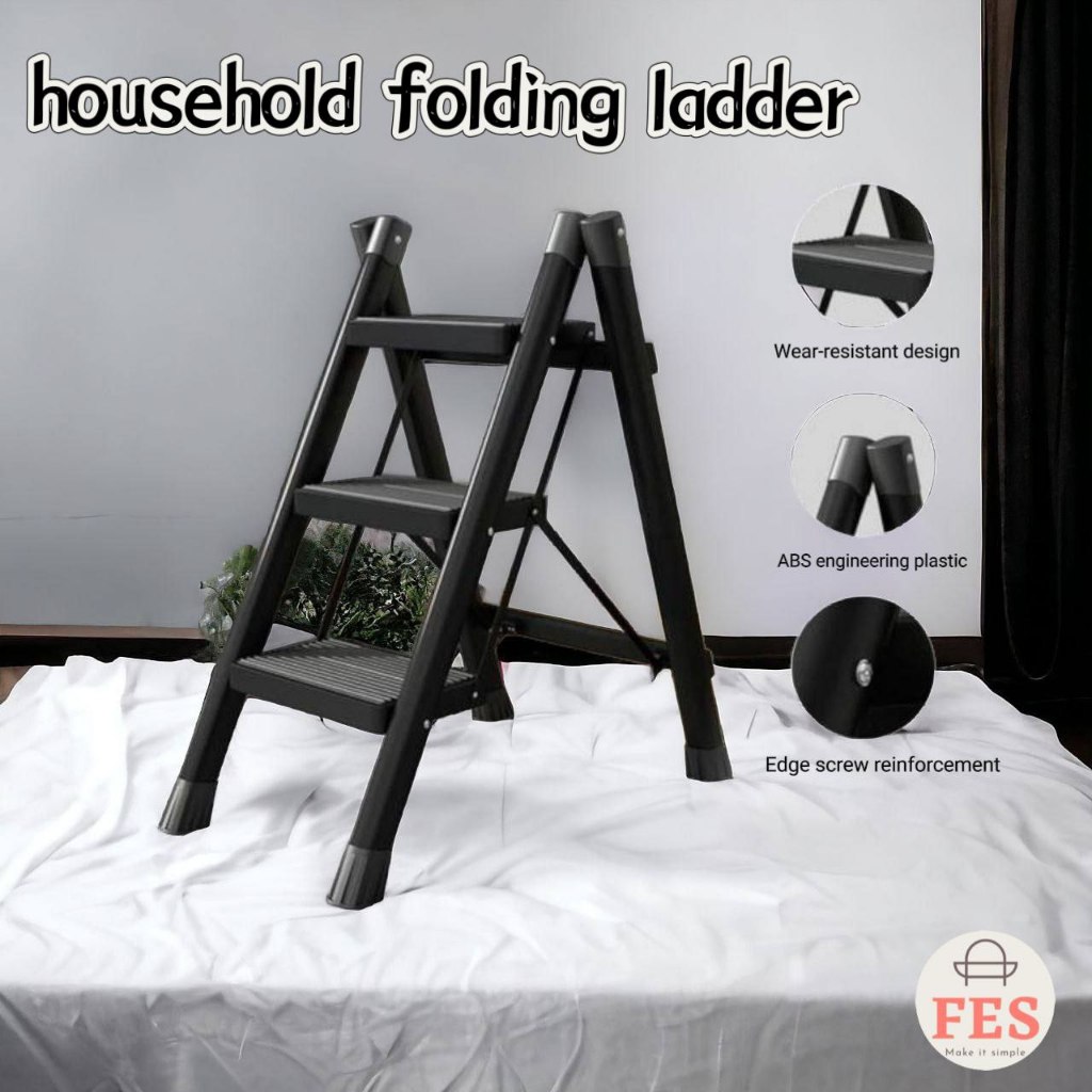 FES Multifunctional Folding Ladder Foldable House Ladder Protable ...